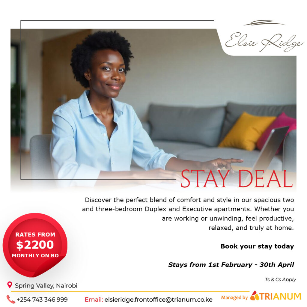 Hotel-Styled Serviced Apartments in Nairobi | Trianum